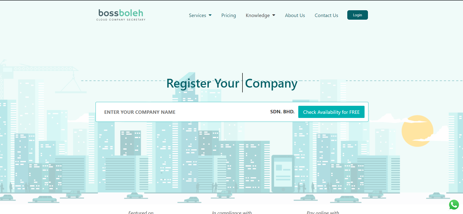 Registering Sdn Bhd Online through Boss Boleh - Boss Boleh